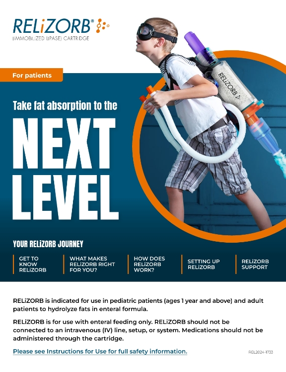 RELiZORB® (iMMOBILIZED LIPASE) CARTRIDGE SUPPORT & RESOURCES